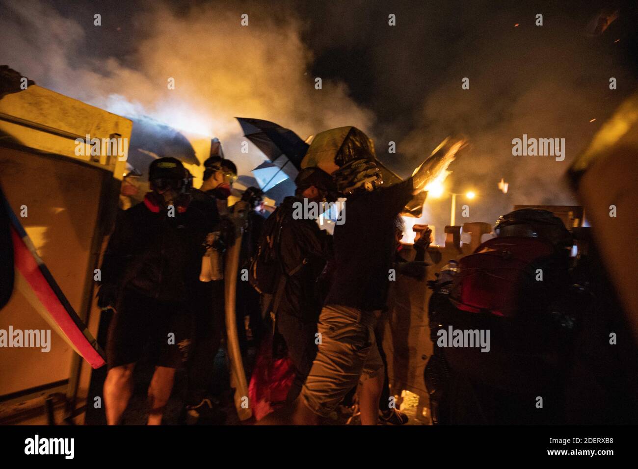 Throwing molotov cocktail hi-res stock photography and images - Alamy