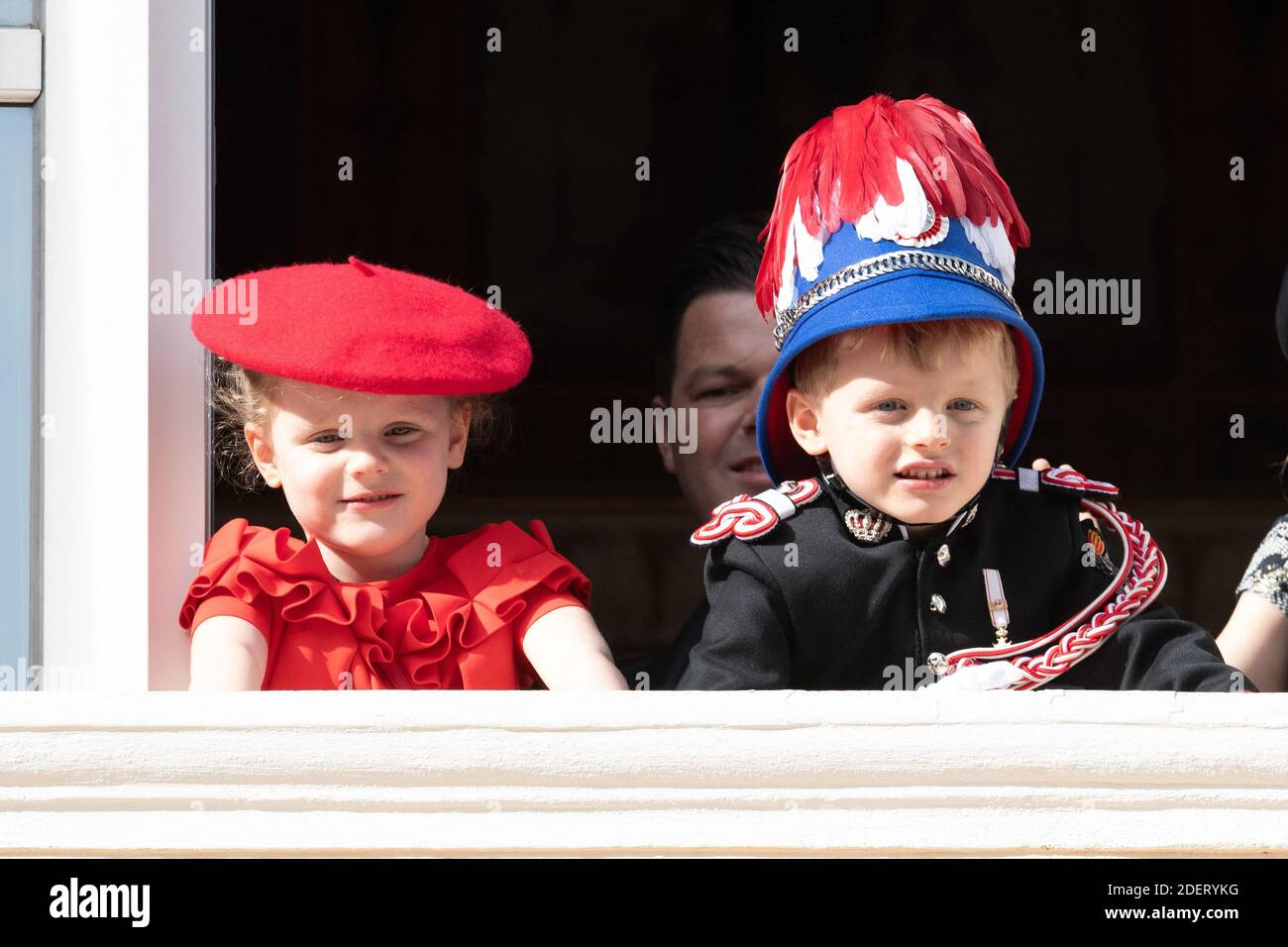 Crown Prince Jacques of Monaco and Princess Gabriella of Monaco posing ...