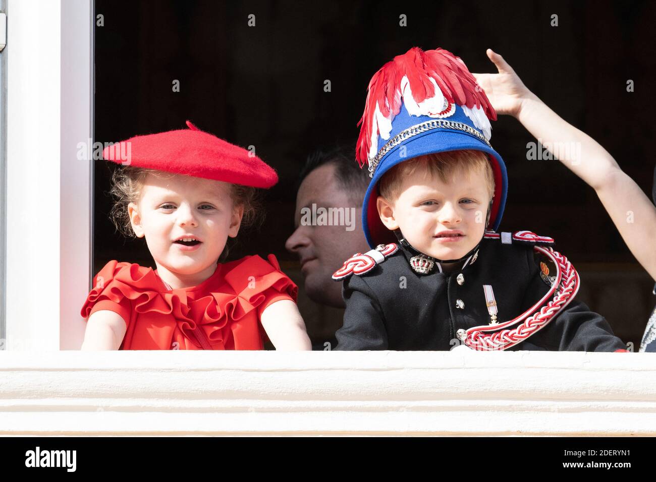 Crown Prince Jacques of Monaco and Princess Gabriella of Monaco posing ...