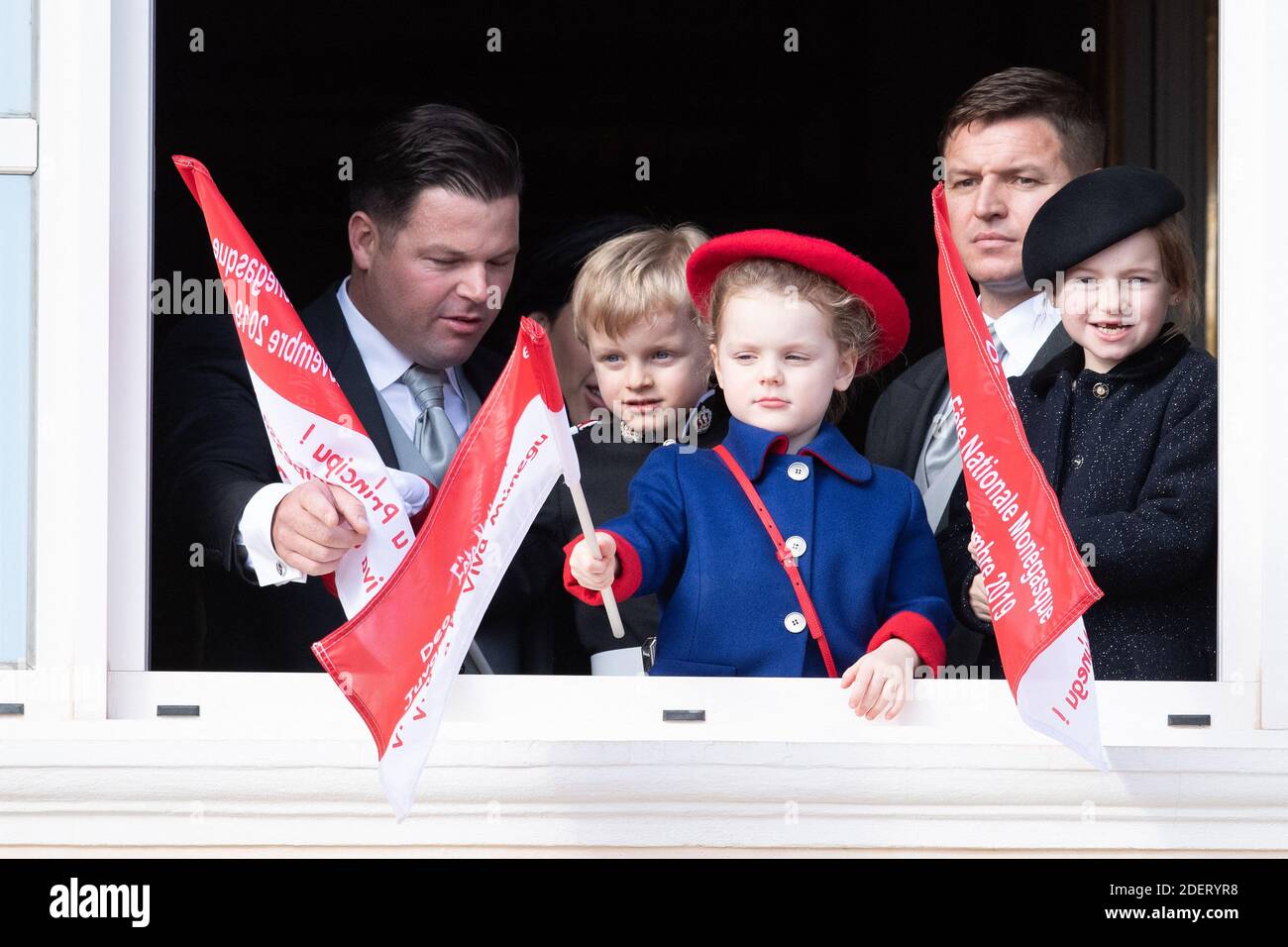 Crown Prince Jacques of Monaco and Princess Gabriella of Monaco posing ...