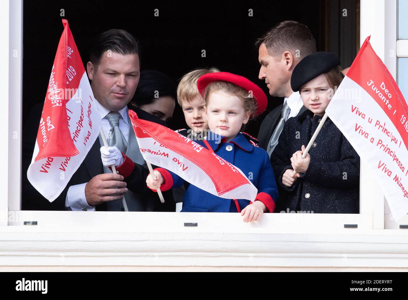 Crown Prince Jacques of Monaco and Princess Gabriella of Monaco posing ...