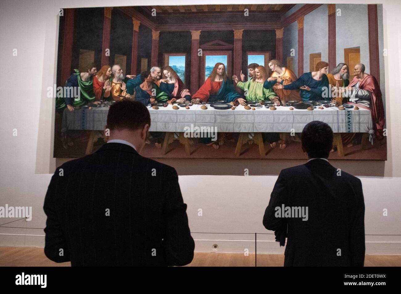 General atmosphere during the Leonardo Da Vinci Louvre Exhibition ...