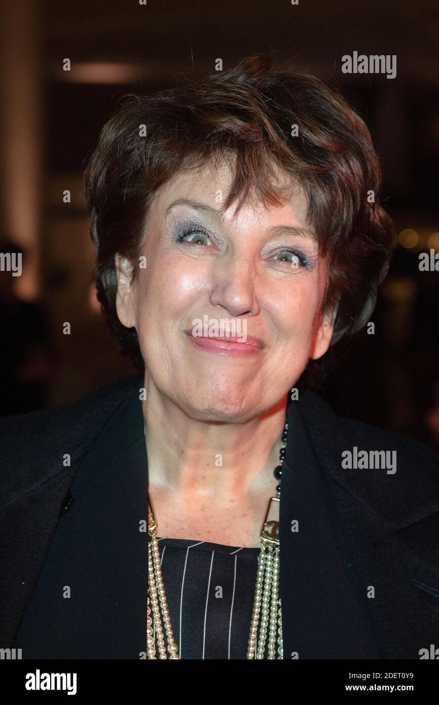 Roselyne Bachelot attending the Grand Dinner of the Louvre celebrating ...
