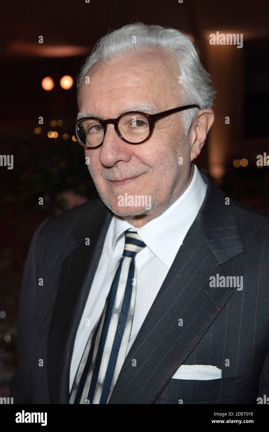 Alain Ducasse attending the Grand Dinner of the Louvre celebrating the ...