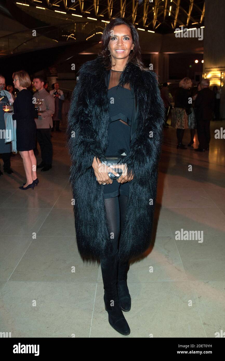 Karine Le Marchand attending the Grand Dinner of the Louvre celebrating ...