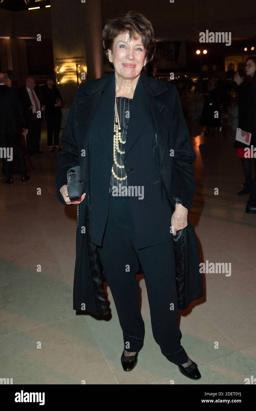 Roselyne Bachelot attending the Grand Dinner of the Louvre celebrating ...