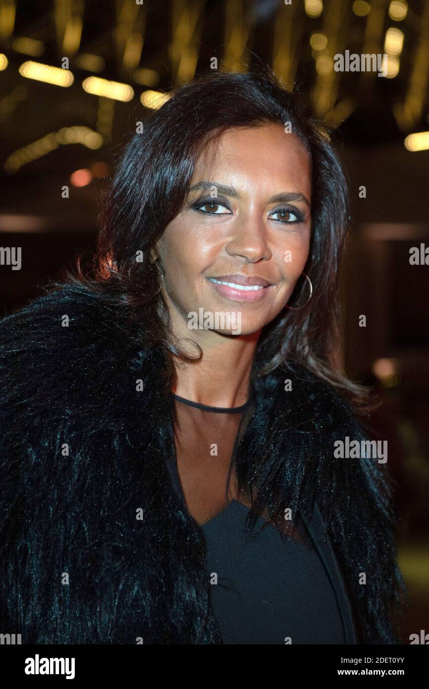Karine Le Marchand attending the Grand Dinner of the Louvre celebrating ...