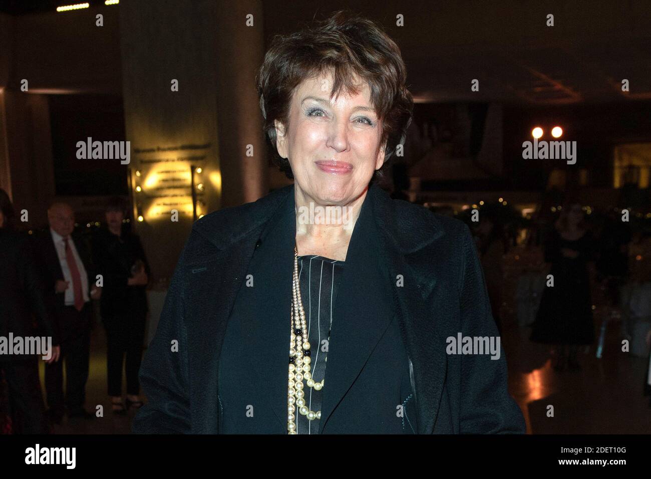 Roselyne Bachelot attending the Grand Dinner of the Louvre celebrating ...