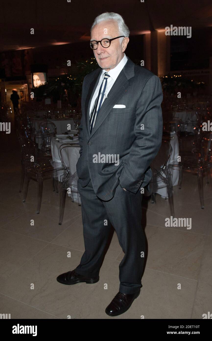 Alain Ducasse attending the Grand Dinner of the Louvre celebrating the ...