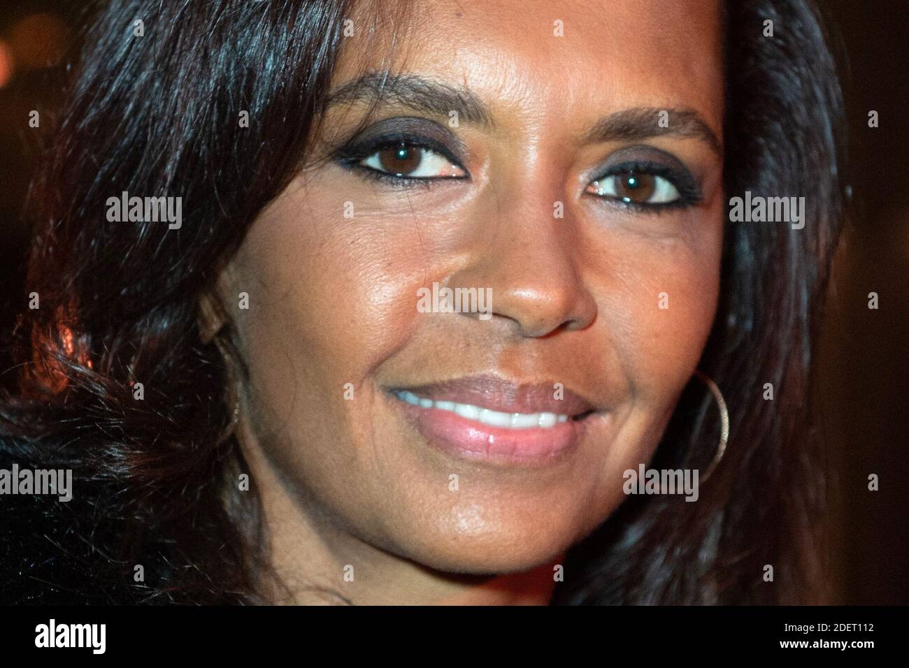 Karine Le Marchand attending the Grand Dinner of the Louvre celebrating ...
