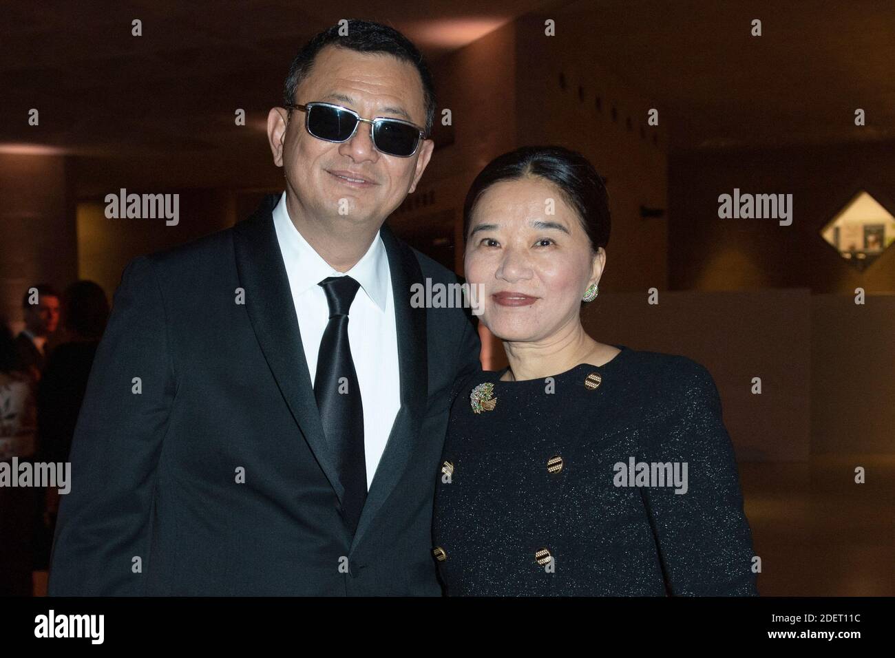 Director Wong Kar-Wai and his wife Ye-cheng Chan attending the Grand ...