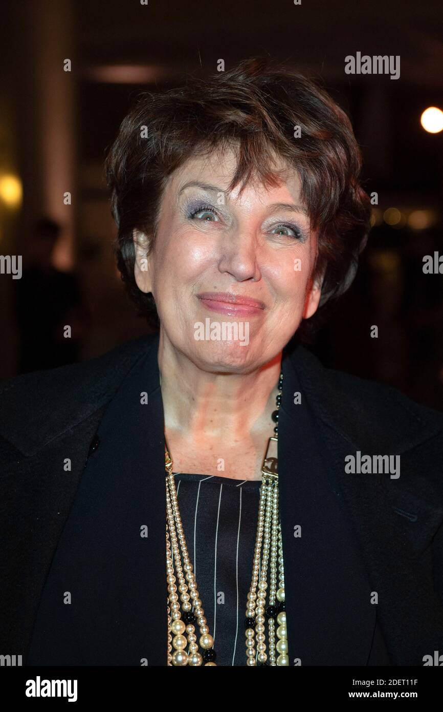 Roselyne Bachelot attending the Grand Dinner of the Louvre celebrating ...