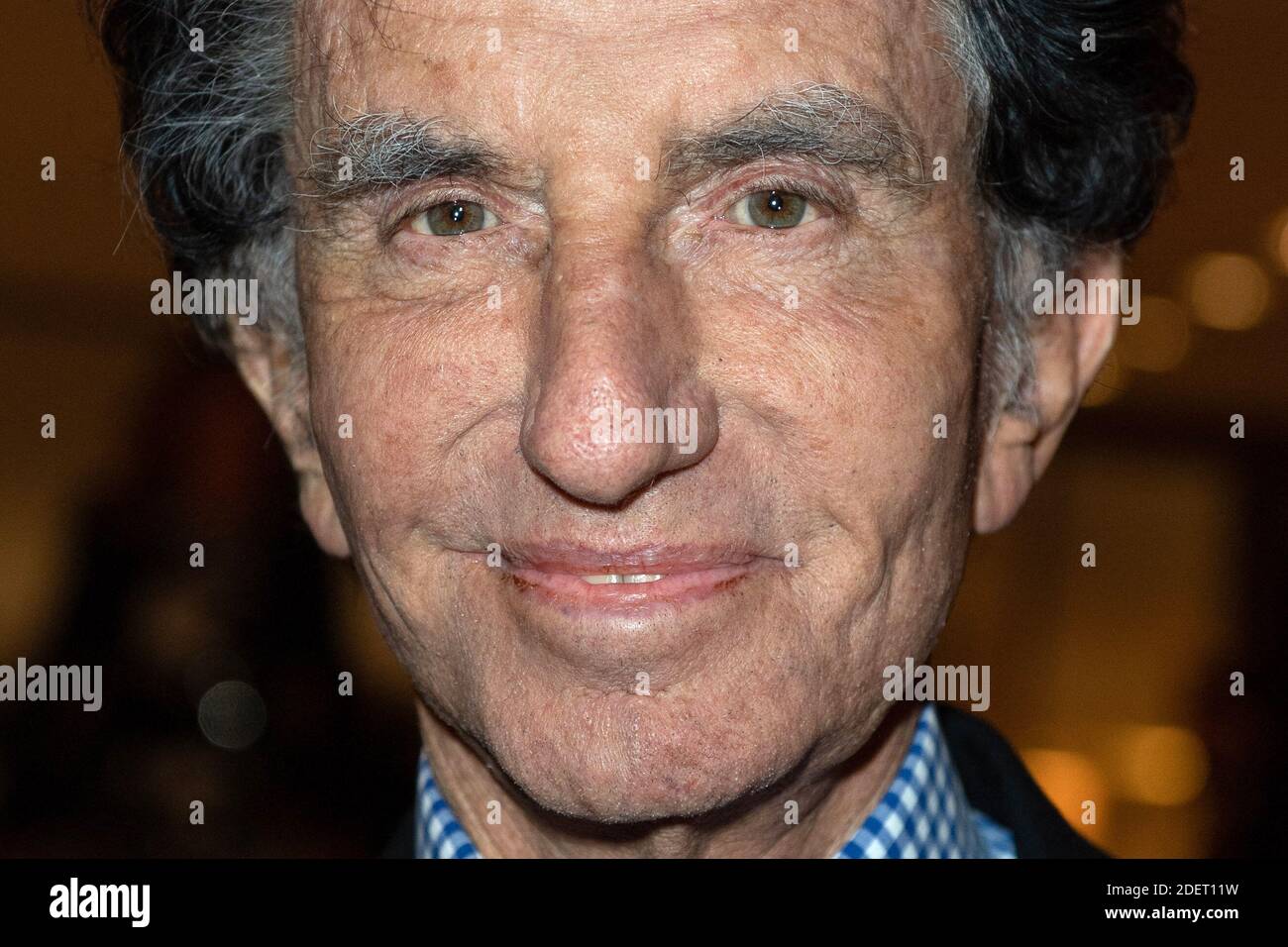 Jack Lang attending the Grand Dinner of the Louvre celebrating the ...
