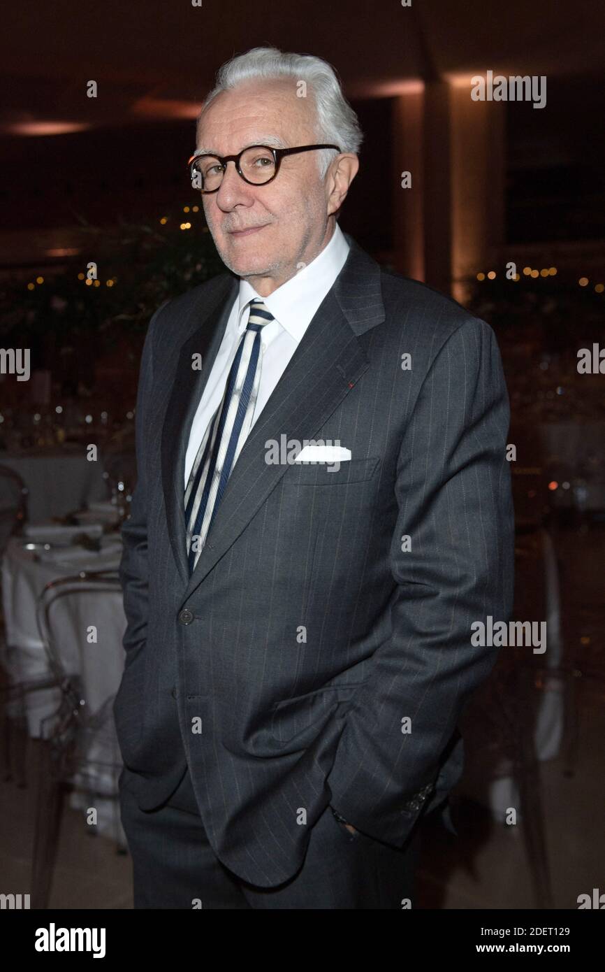 Alain Ducasse attending the Grand Dinner of the Louvre celebrating the ...