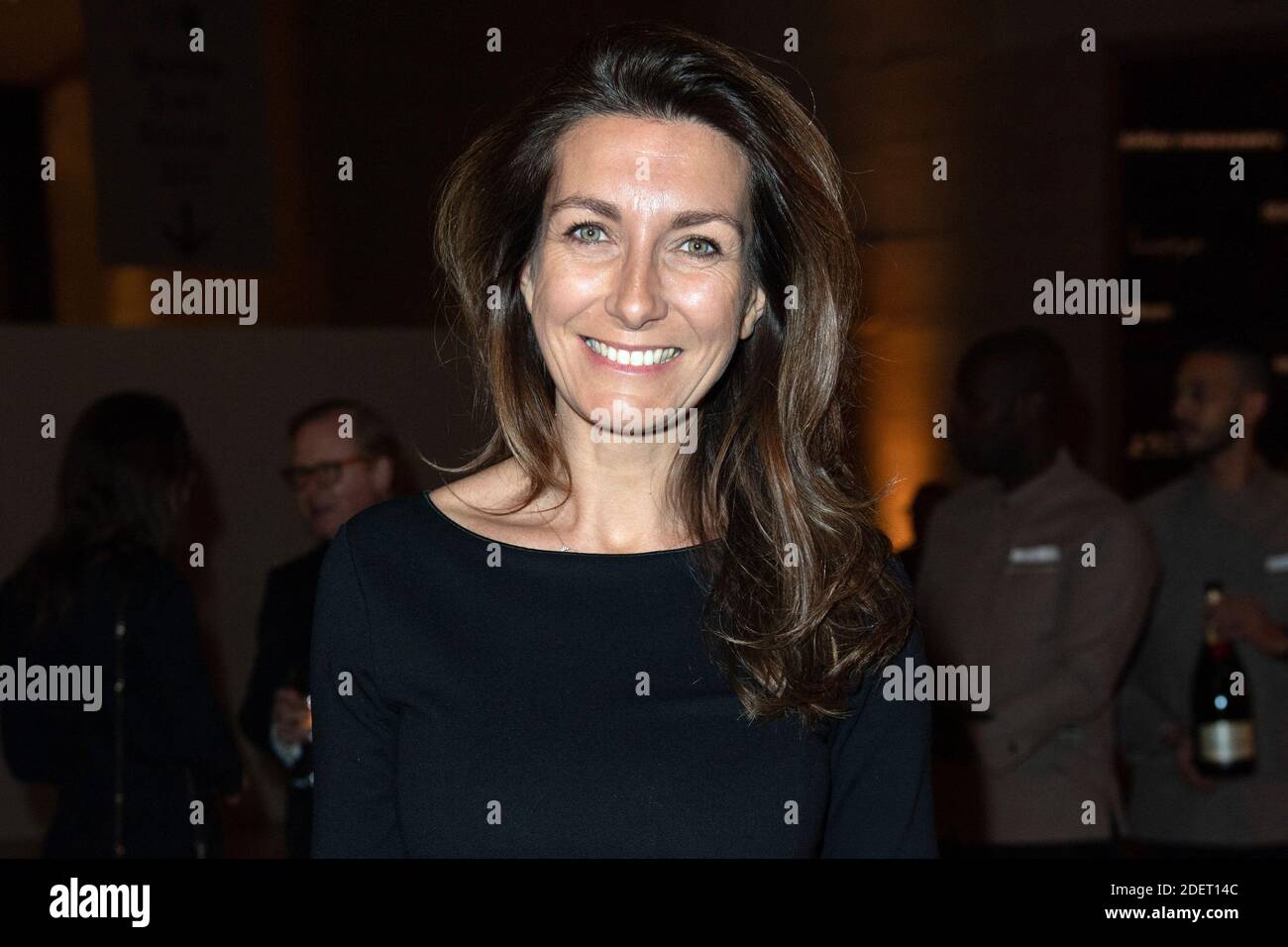 Anne-Claire Coudray attending the Grand Dinner of the Louvre ...