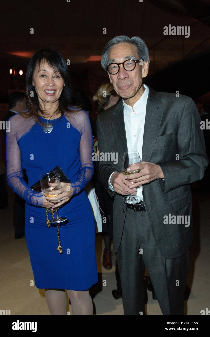 Architect Chien Chung Pei and his wife Beatrice attending the Grand ...