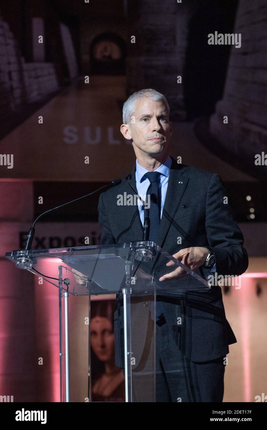 French Minister of Culture Franck Riester attending the Grand Dinner of ...