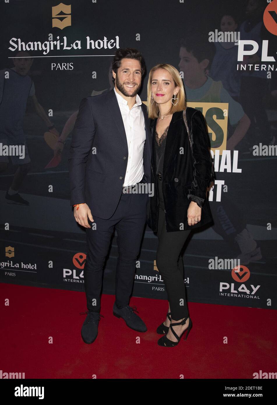 Maxime MACHENAUD and his wife Press Conference of the 8th annual play ...