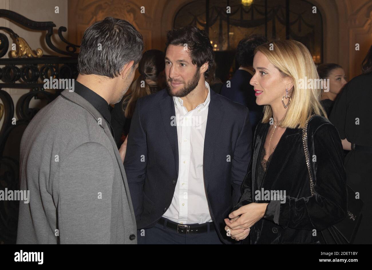 Maxime MACHENAUD and his wife Press Conference of the 8th annual play ...