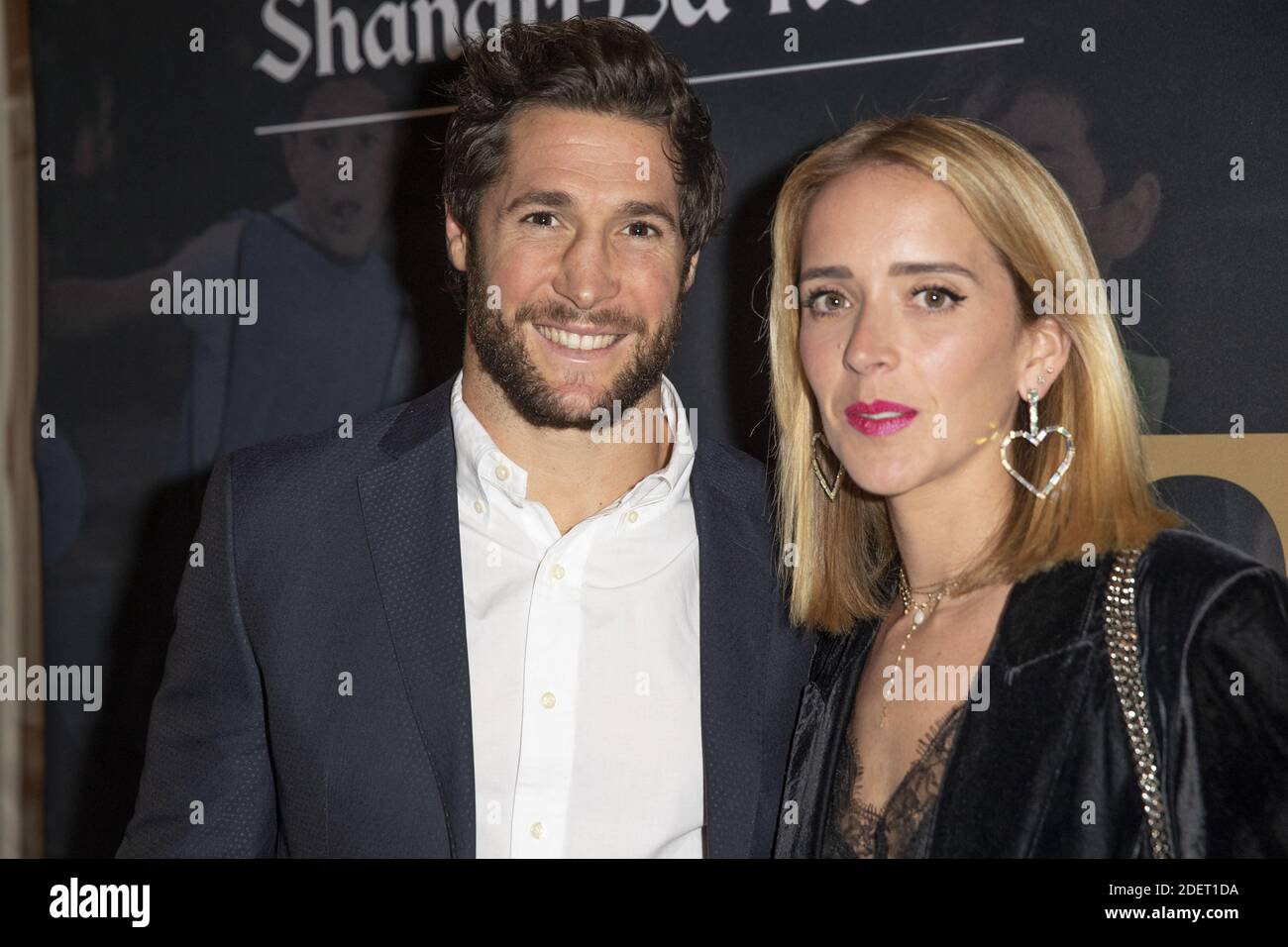 Maxime MACHENAUD and his wife Press Conference of the 8th annual play ...