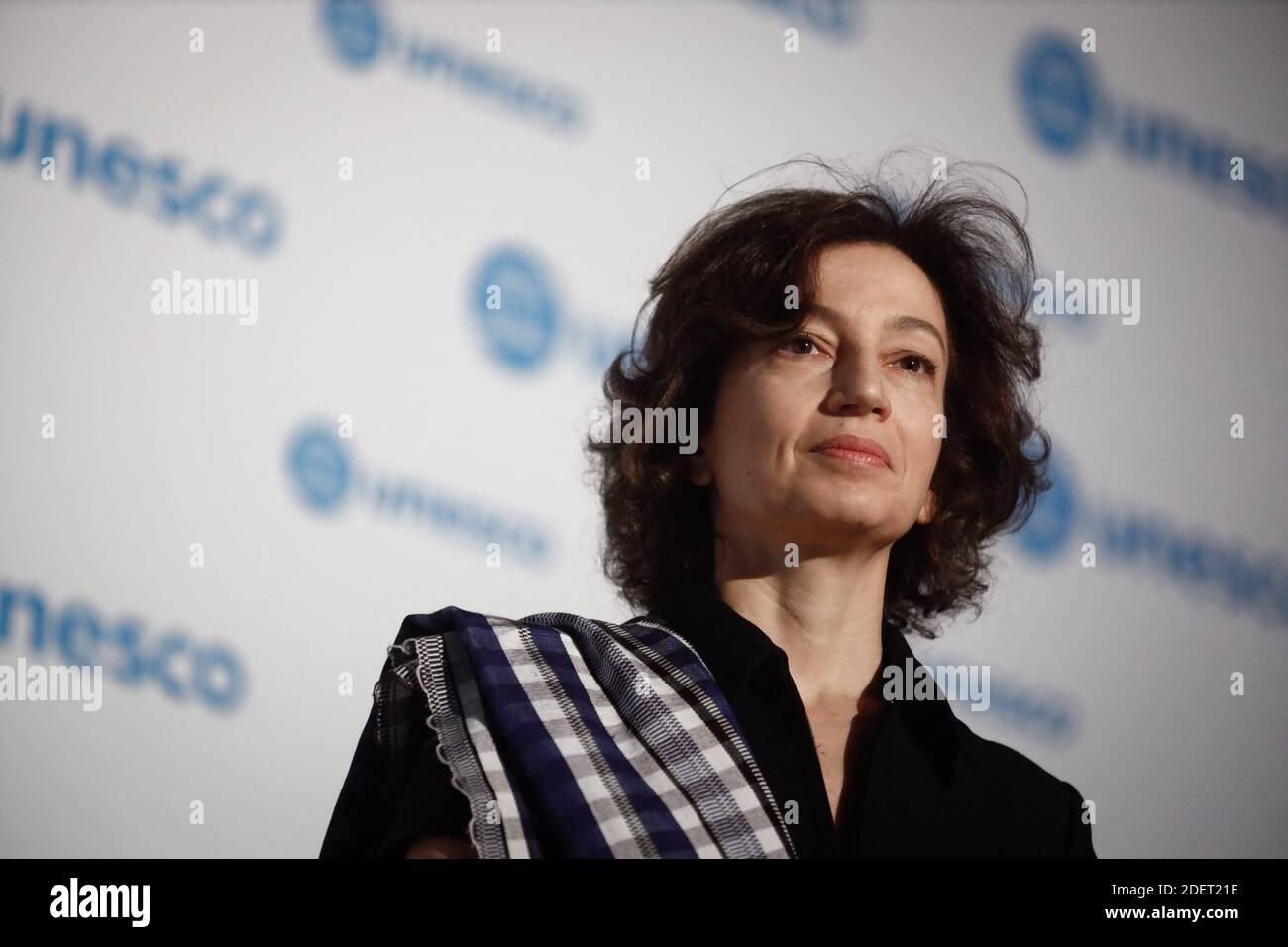 UNESCO Director-General Audrey Azoulay during the 30th anniversary of ...
