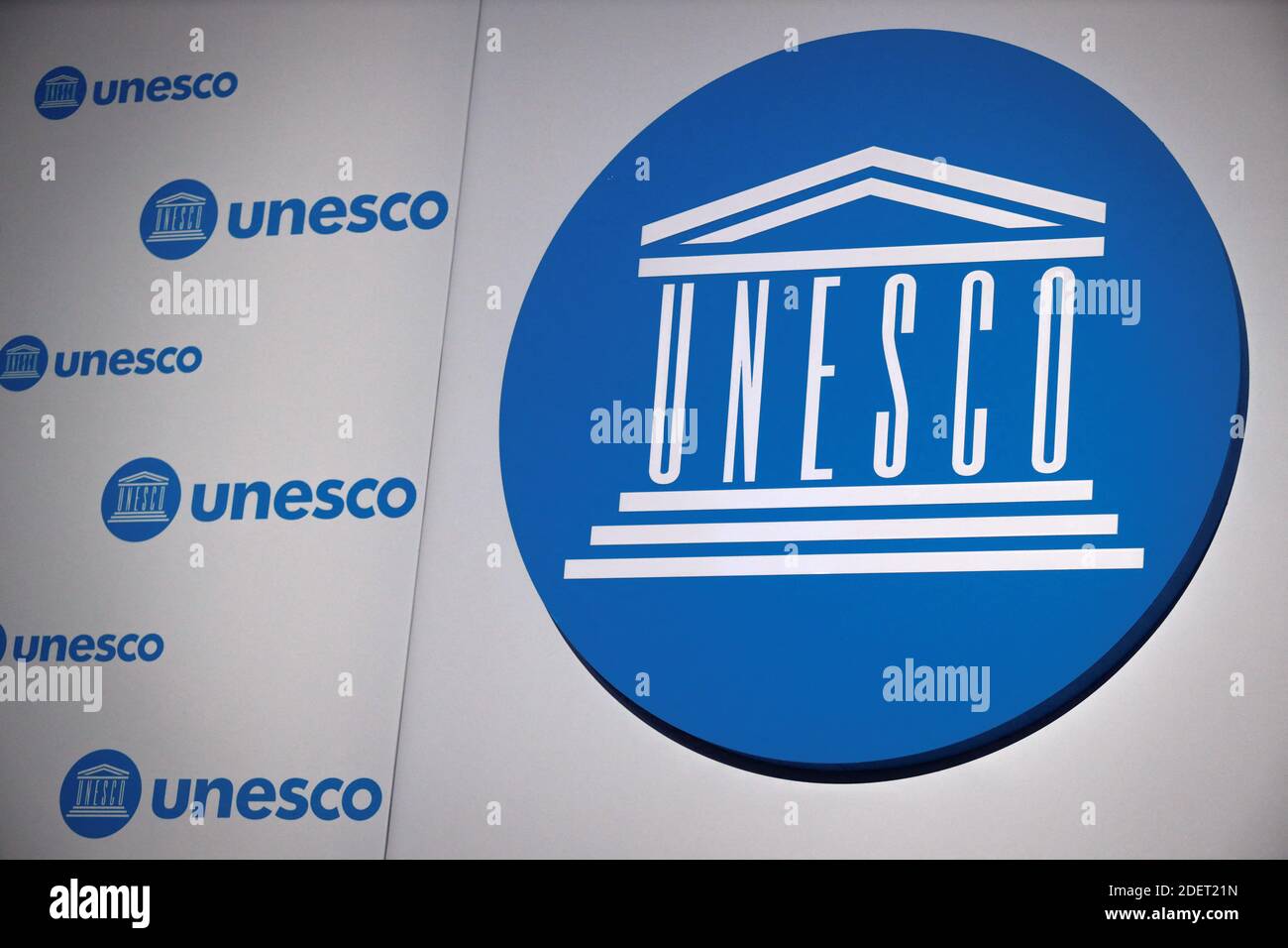 UNESCO illustration during the 30th anniversary of the Convention on ...