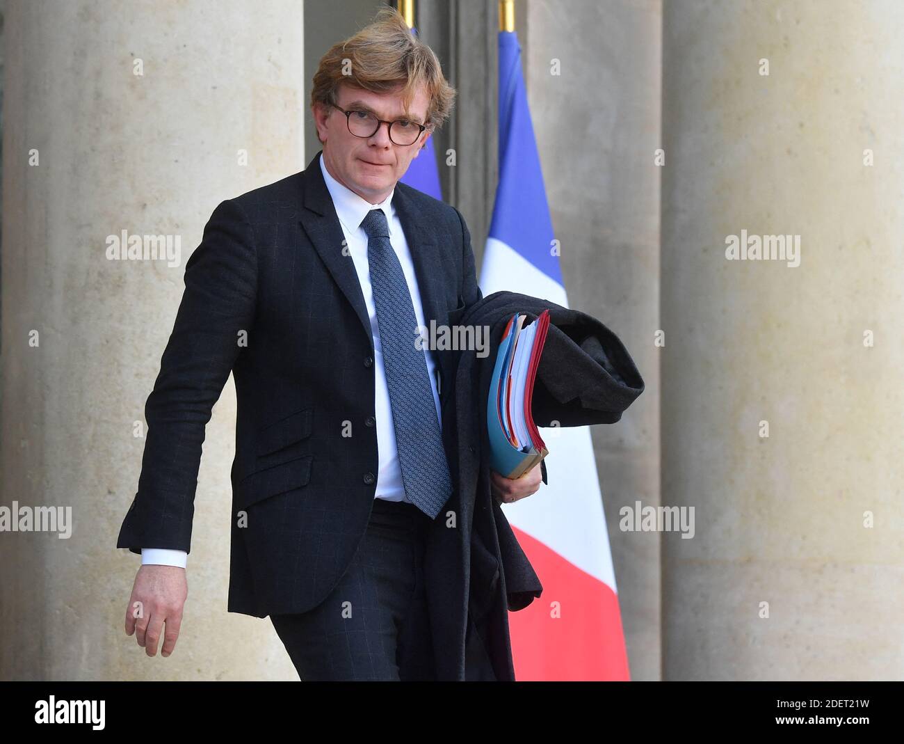 French Junior Minister of Relations with the Parliament Marc Fesneau ...