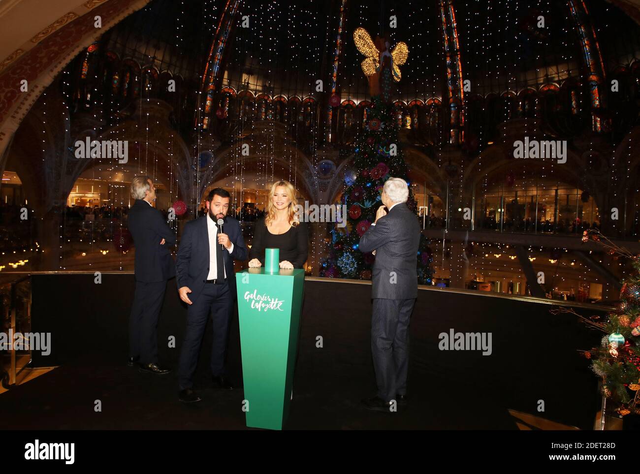 Guillaume Houze, Alexandre Liot, Virginie Efira and a guest attend "La ...