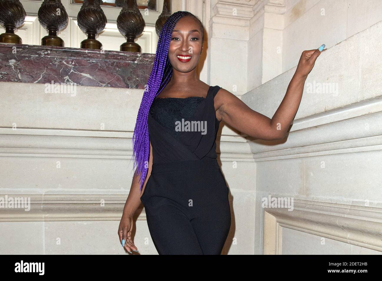 Nadege Beausson-Diagne attending the Vaincre Le Cancer Benefit Party at ...