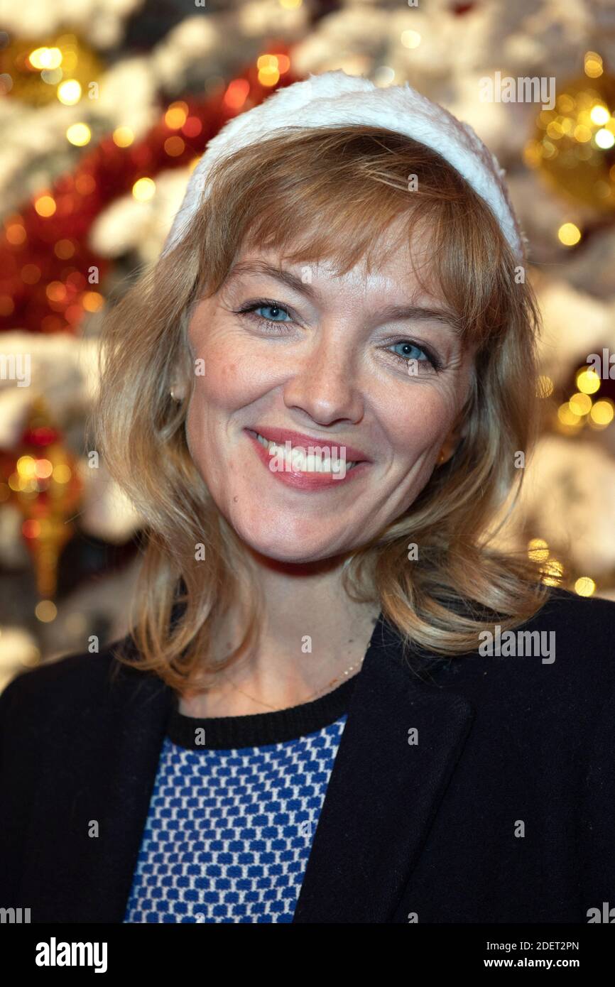 Maya Lauque attending the Peres Noel Verts launching organised by the ...