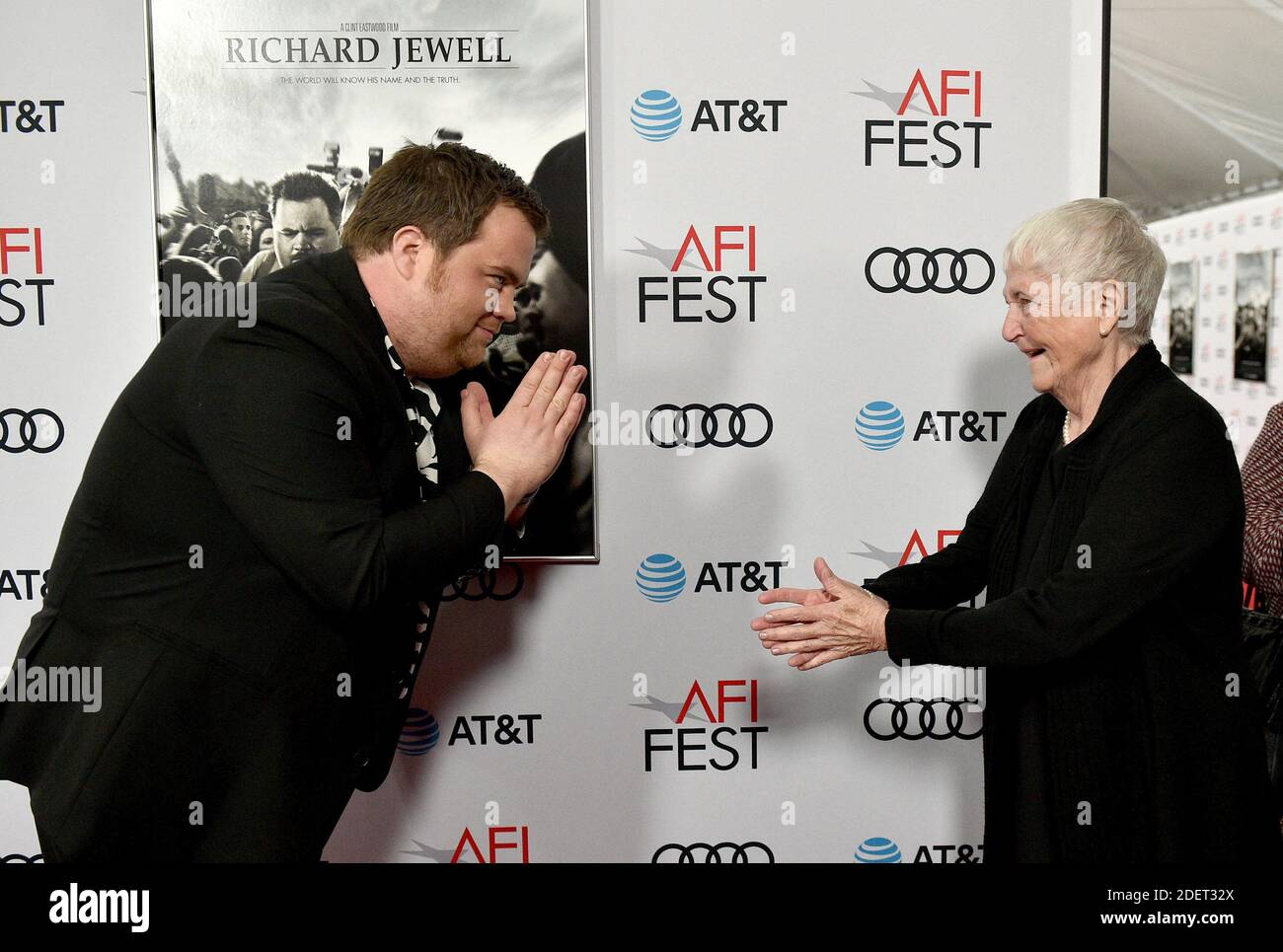 Barbara "Bobi" Jewell, Paul Walter Hauser attend the "Richard Jewell ...