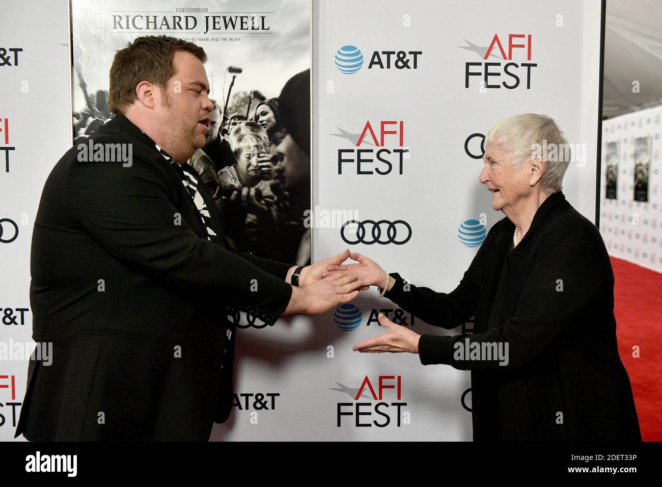 Barbara "Bobi" Jewell, Paul Walter Hauser attend the "Richard Jewell ...