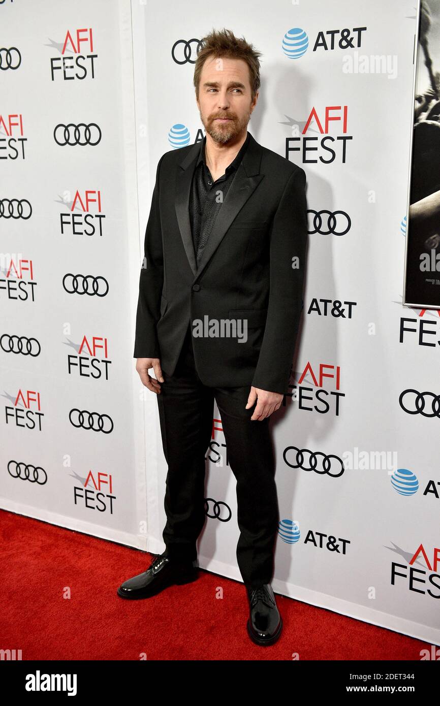 Sam Rockwell attends the "Richard Jewell" premiere during AFI FEST 2019 ...