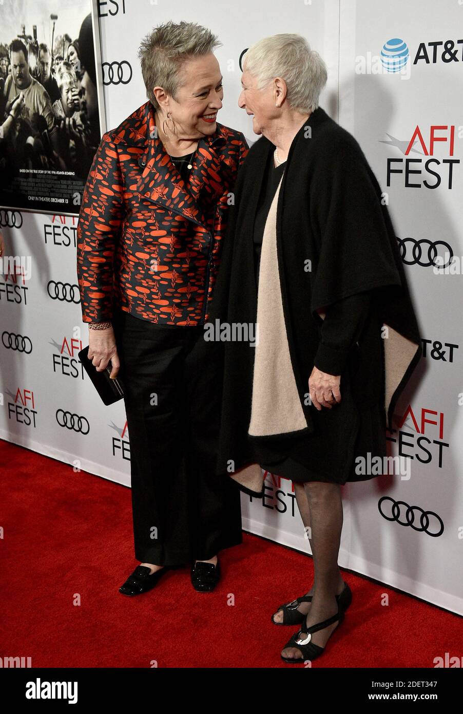 Kathy Bates and Barbara "Bobi" Jewell attend the "Richard Jewell ...