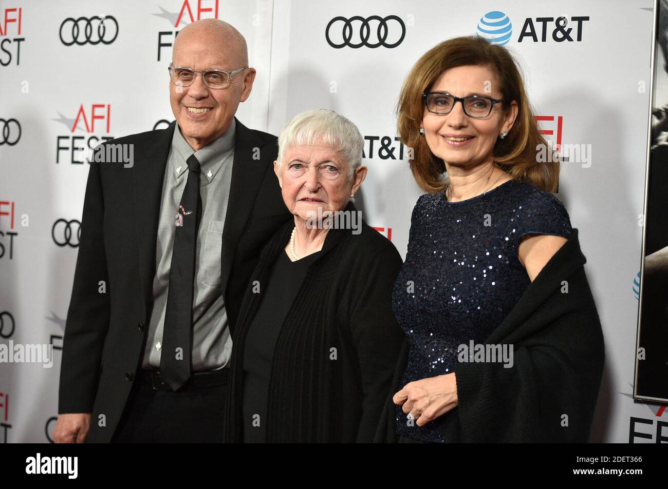 Watson Bryant Jr., Barbara "Bobi" Jewell and Nadya Bryant attend the ...