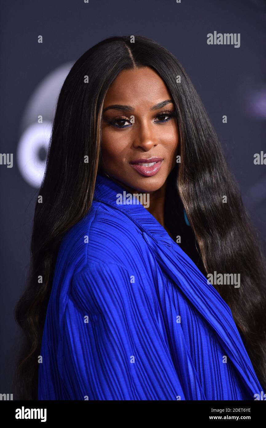 Ciara attends the 2019 American Music Awards at Microsoft Theater on ...