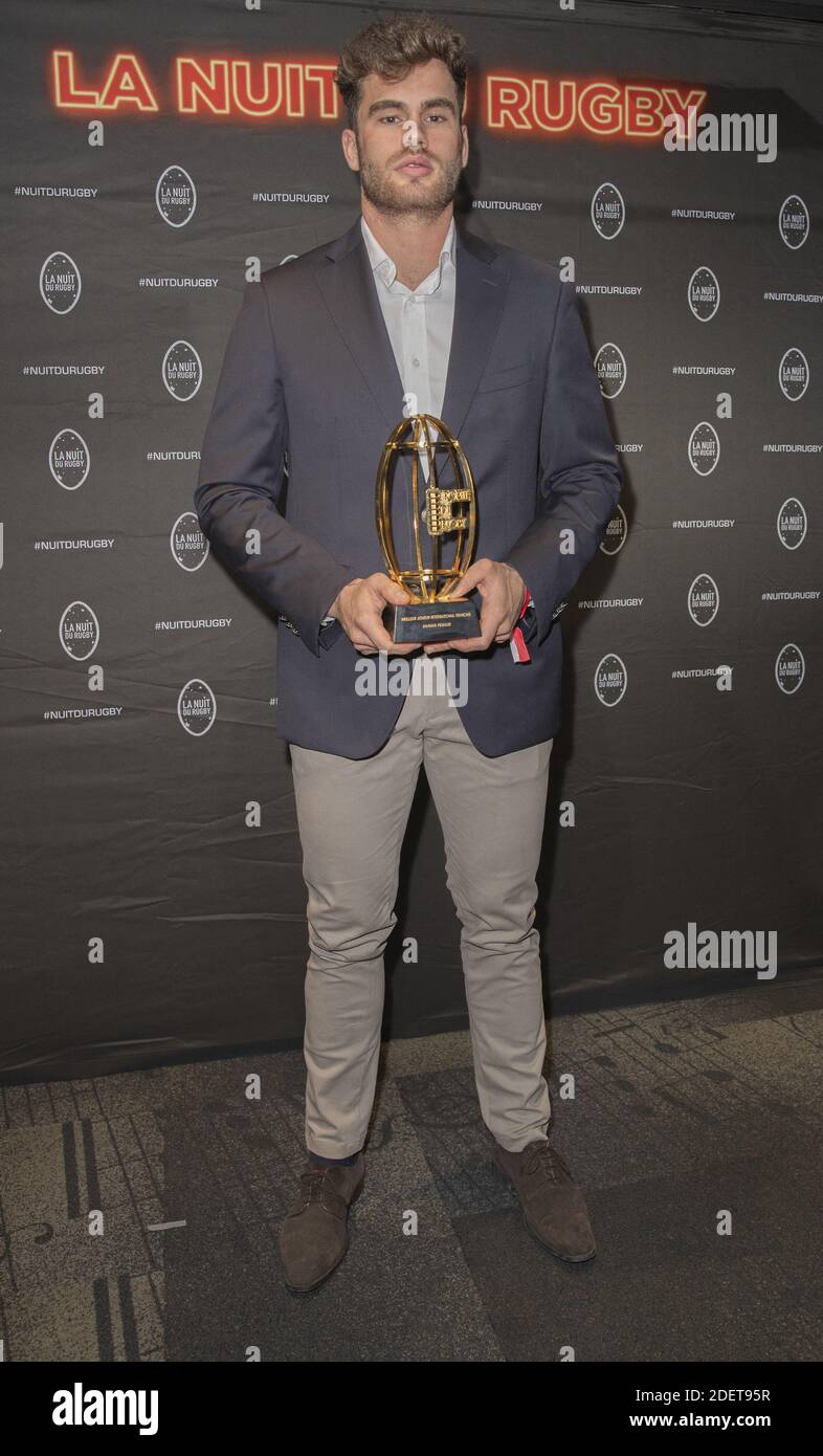 Damian Penaud (Best International French Player) attending the Rugby ...