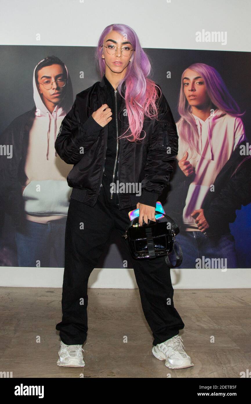 French Eurovision singer 2019 Bilal Hassani attends Launch of his ...
