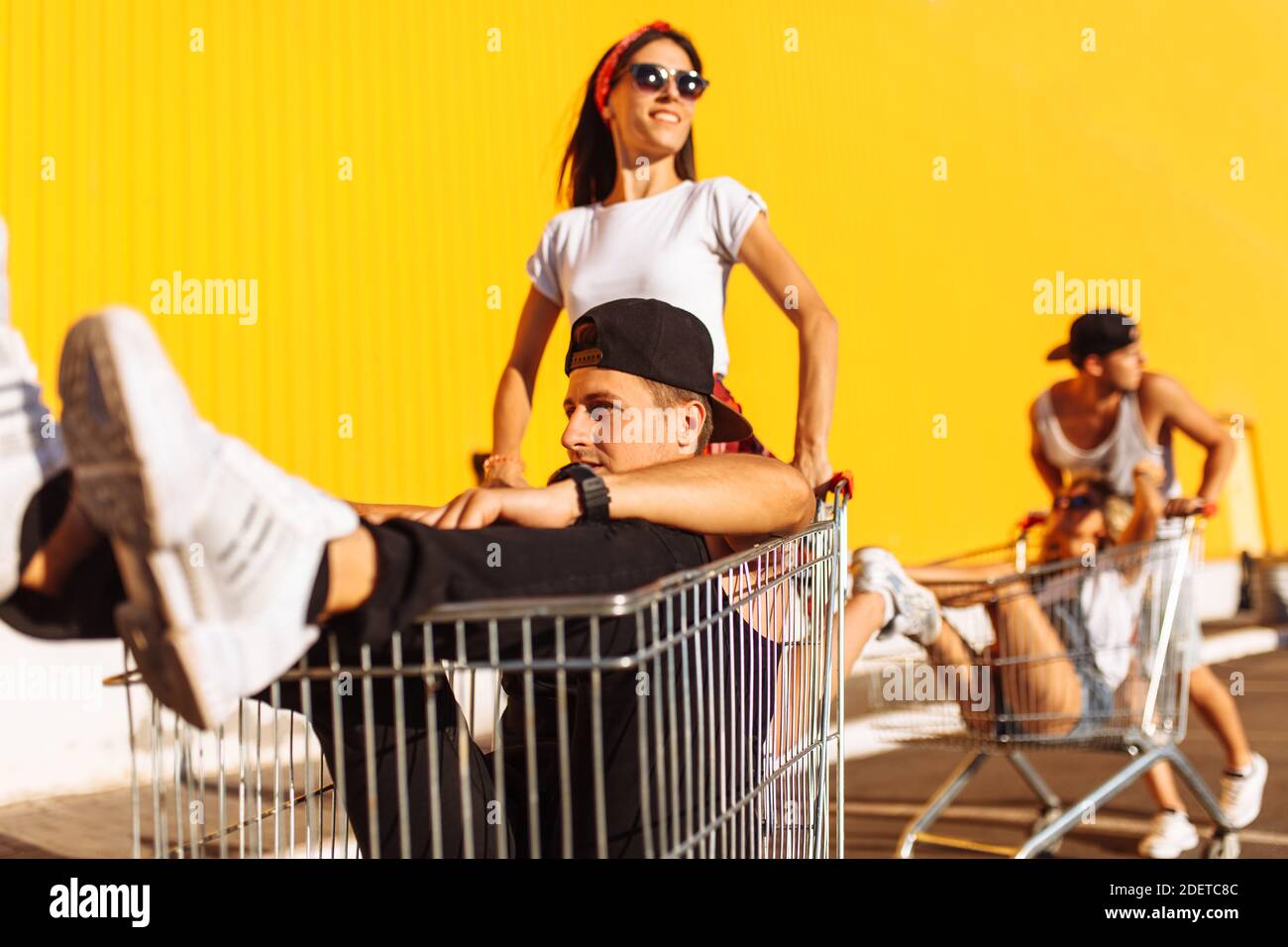 Two running carts hi-res stock photography and images - Alamy