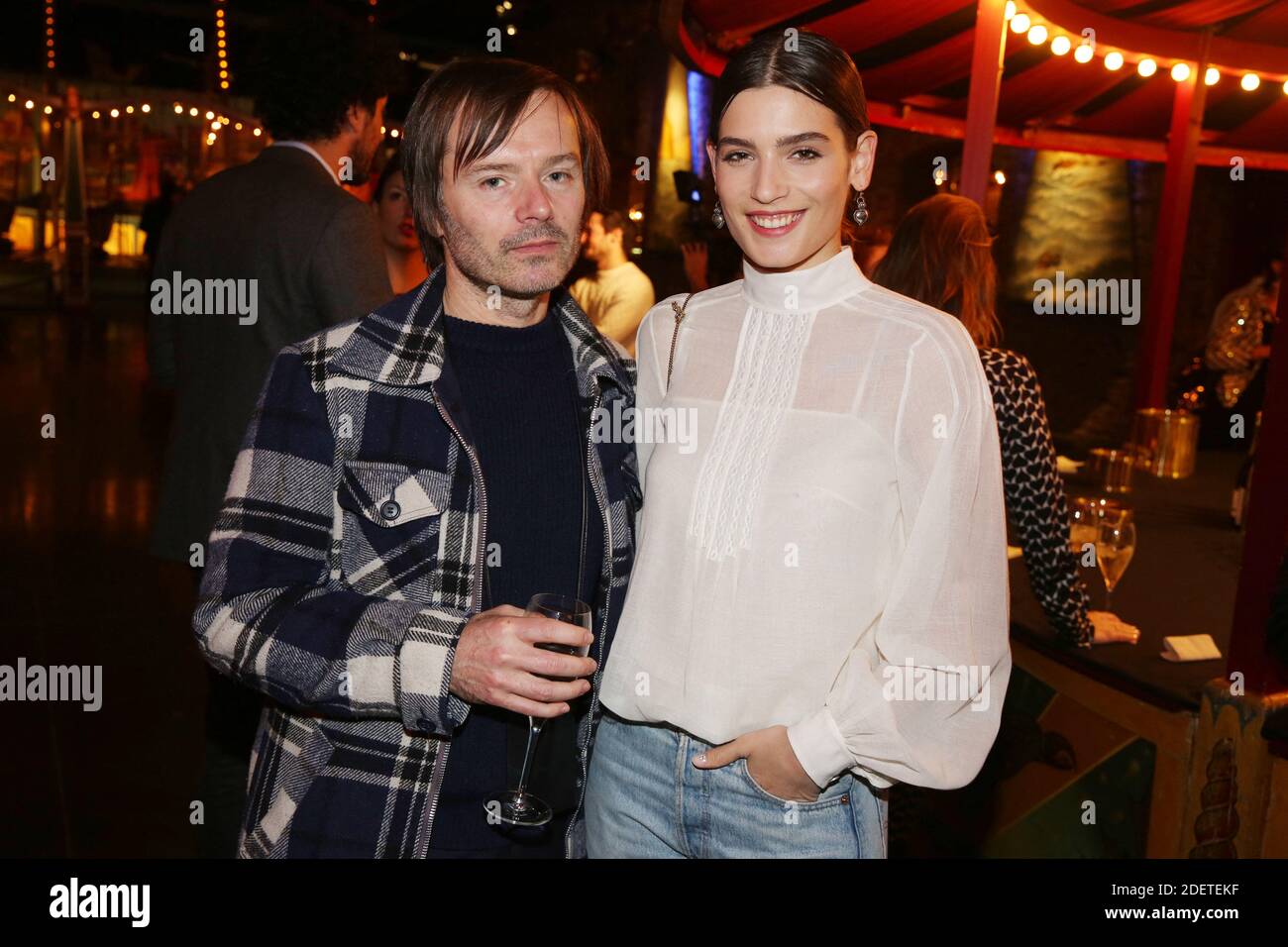 Jean-Benoit Dunckel et Alma Jodorowsky lors du Diner de Gala du ...