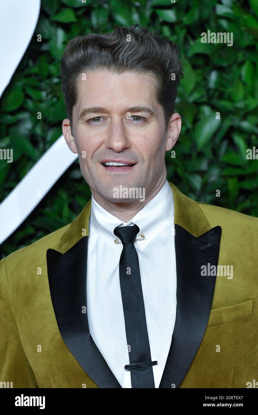 Matthew Morrison attending the Fashion Awards 2019 at the Royal Albert ...