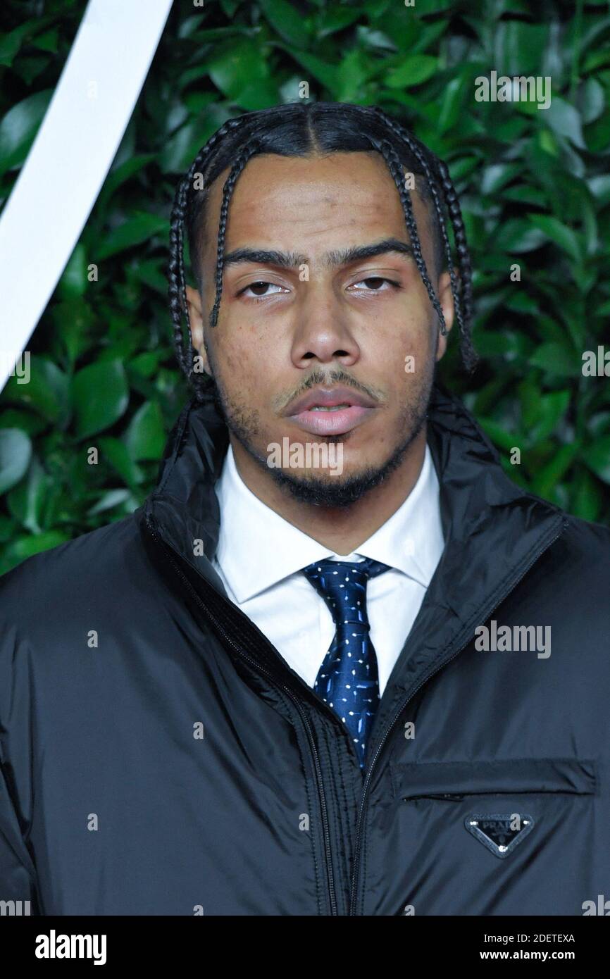 AJ Tracey attending the Fashion Awards 2019 at the Royal Albert Hall in ...