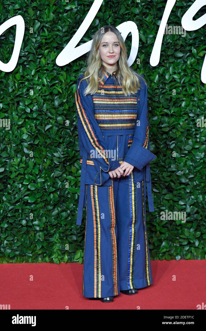 Bethany Williams attending the Fashion Awards 2019 at the Royal Albert ...