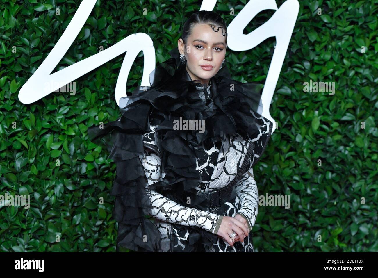Jordan Grants attending the Fashion Awards 2019 at the Royal Albert ...