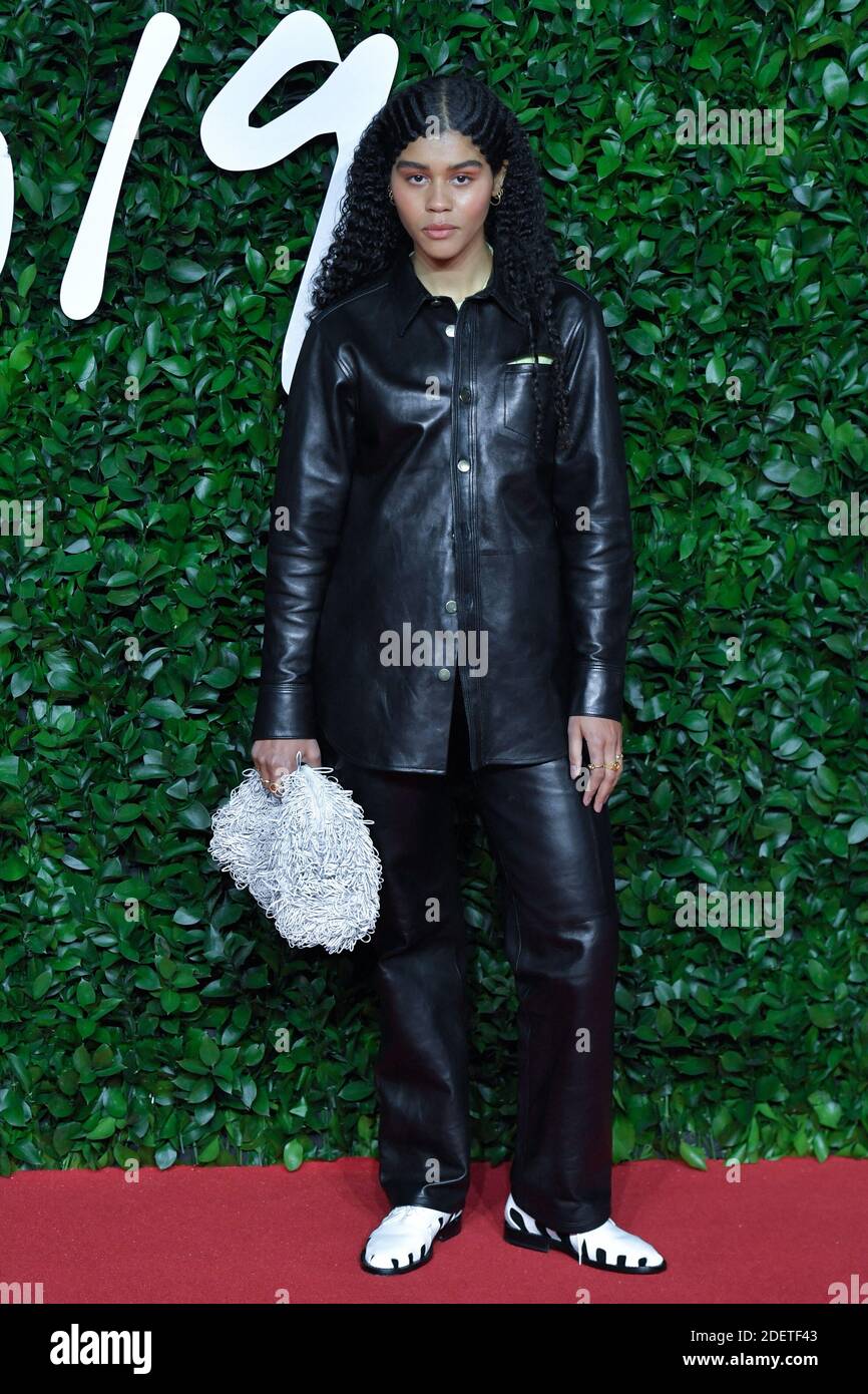 Ama Lou attending the Fashion Awards 2019 at the Royal Albert Hall in ...