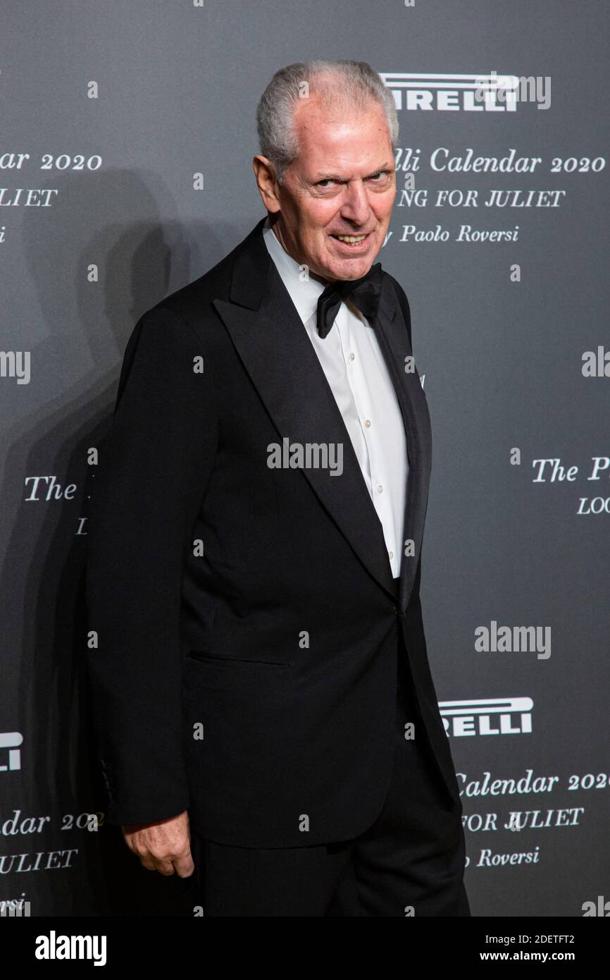 Marco Tronchetti Provera attends the presentation of the Pirelli 2020 ...