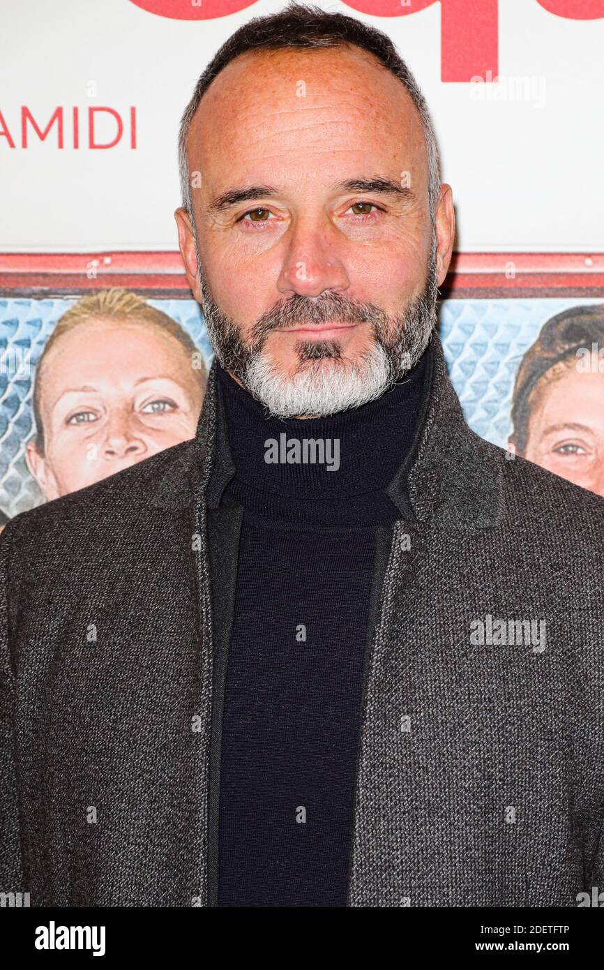 Eric Di Meco attending Une Belle Equipe premiere head at Elysees ...