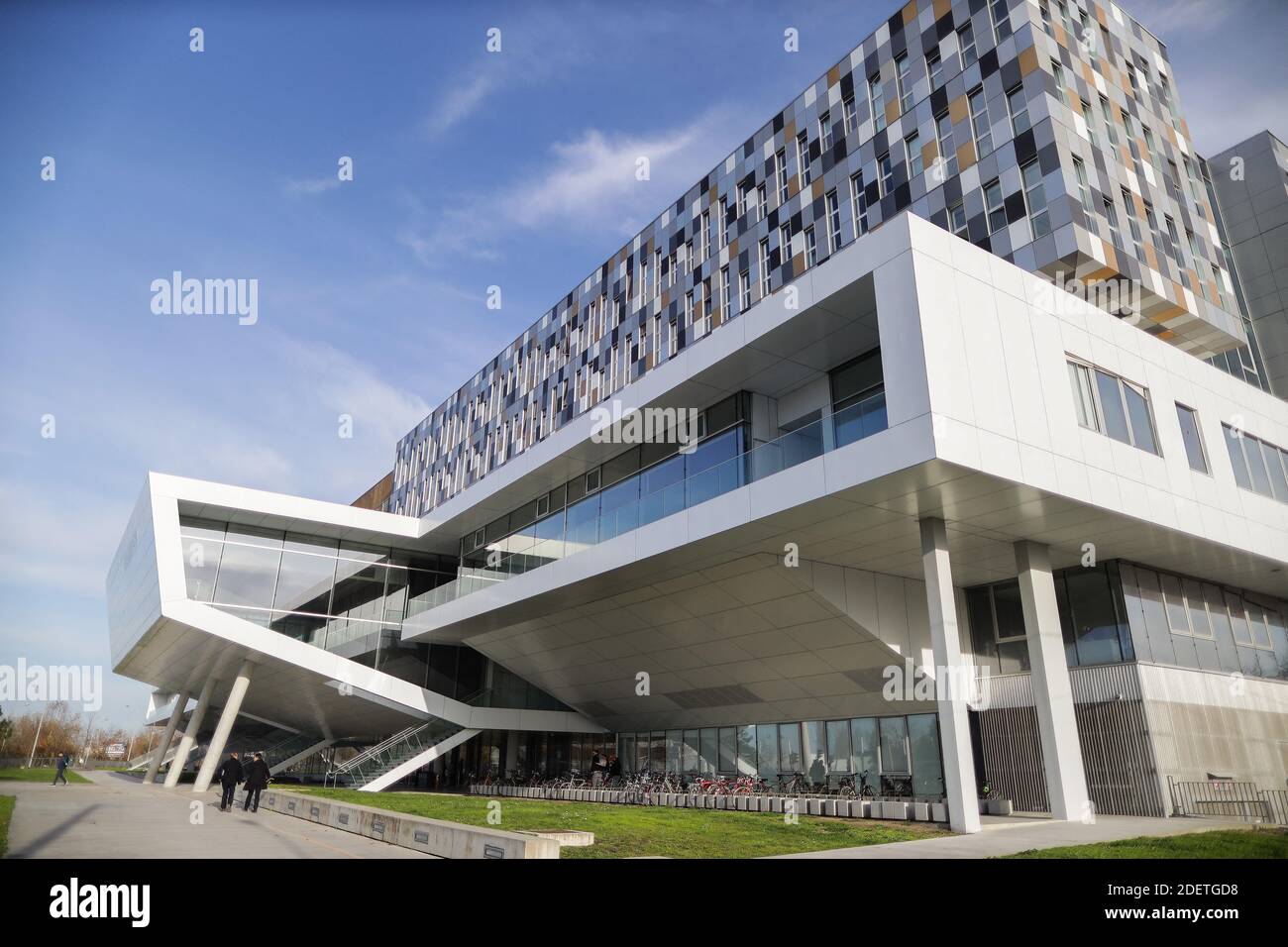 This picture shows the campus of the Kedge business school where a ...