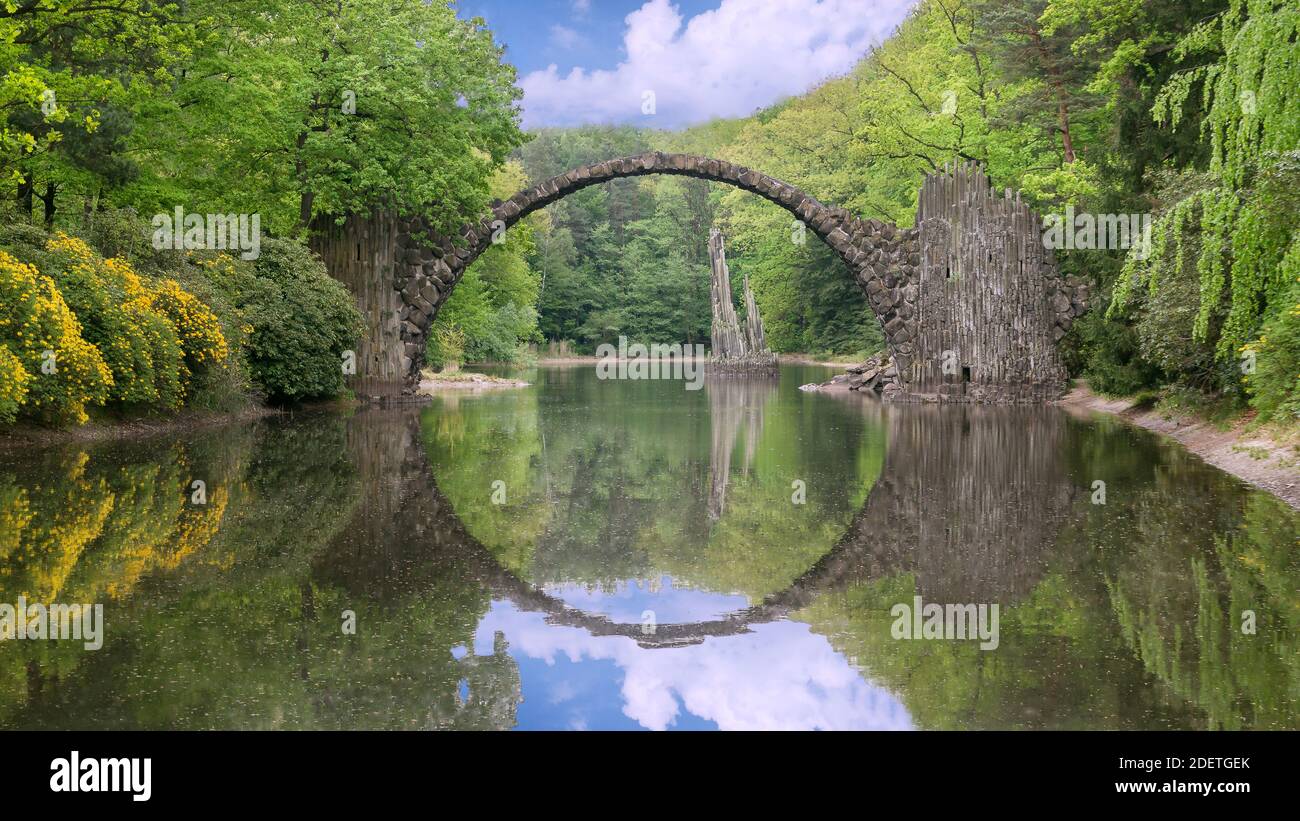 Rakotz bridge hi-res stock photography and images - Alamy