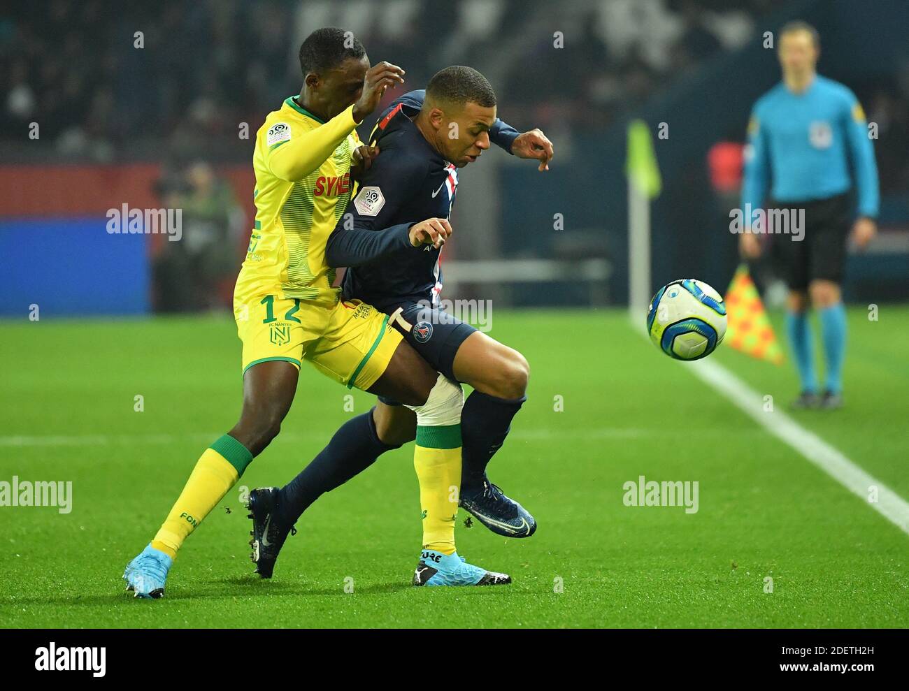 PSG’s Kylian Mbappe during the Ligue 1 Paris Saint-Germain (PSG) v FC ...